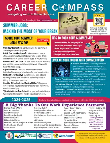 Sutter Co. One Stop - Career Compass Newsletter